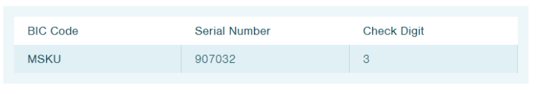 What is a Container Number? Explanations with Examples – Letter of ...
