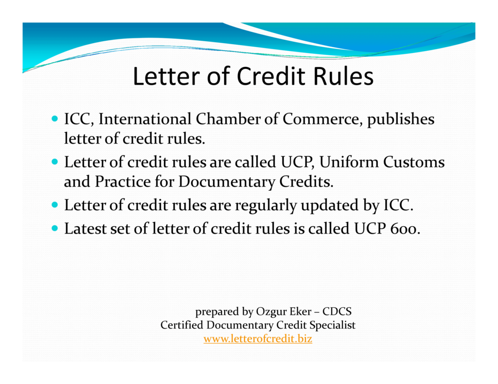 Presentation – What is a Letter of Credit? – Letter of Credit ...