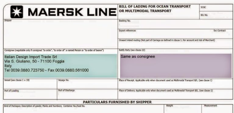 Parties on a Bill of Lading: Shipper, Consignee, Notify Party and ...