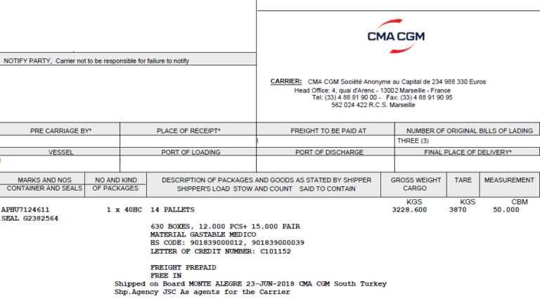 What is a Container Seal Number? Explanations with Examples – Letter of ...