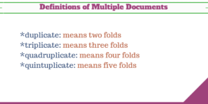 What Does Duplicate, Triplicate Mean in a Letter of Credit? – Letter of ...